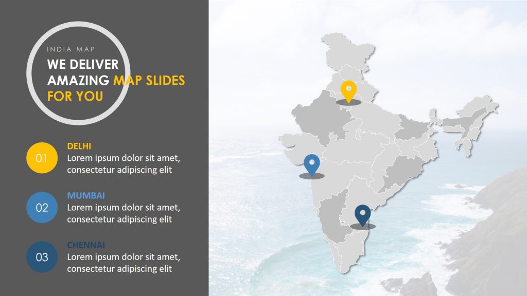 World & Countries Map Template (10+ Slides)