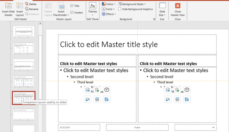 Using PowerPoints Slidemaster For Consistent Design
