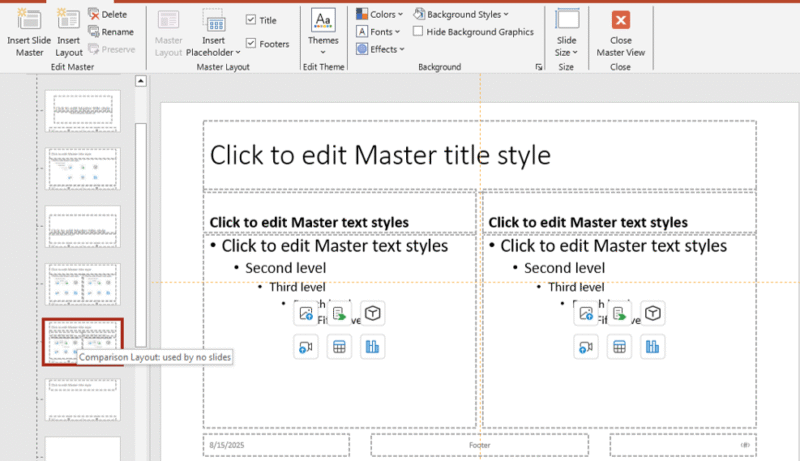 Using PowerPoints Slidemaster For Consistent Design