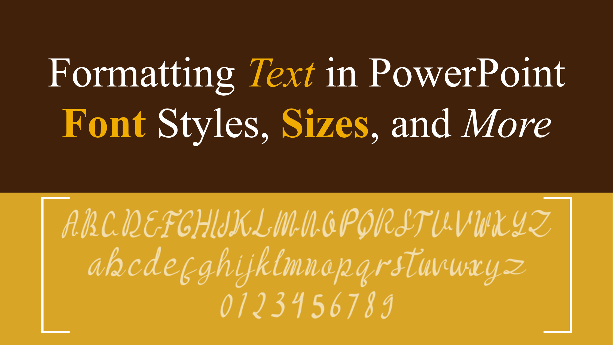 Formatting Text In Powerpoint Font Styles Sizes And More