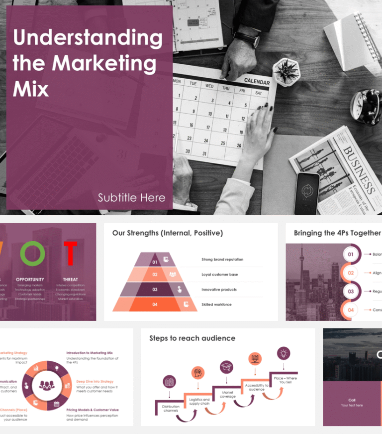 Marketing Mix PowerPoint Template (20+ Slides)