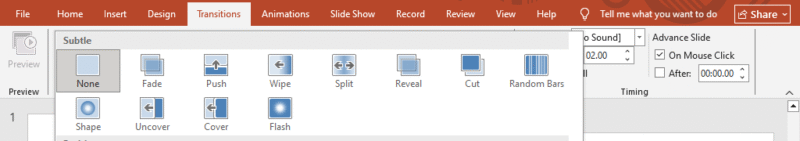 Mastering PowerPoint Slide Transitions