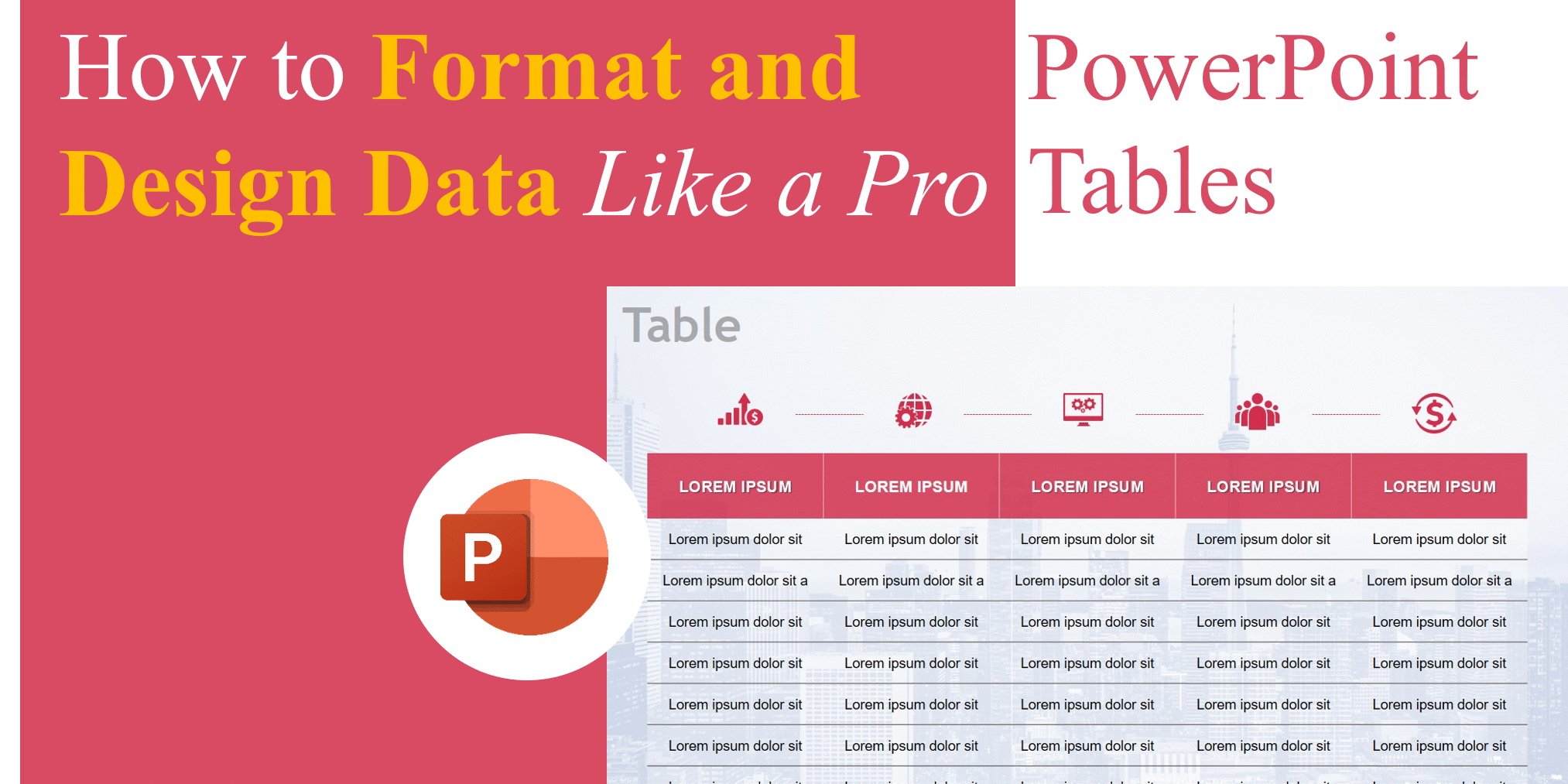PowerPoint Tables: How to Format and Design Data Like a Pro