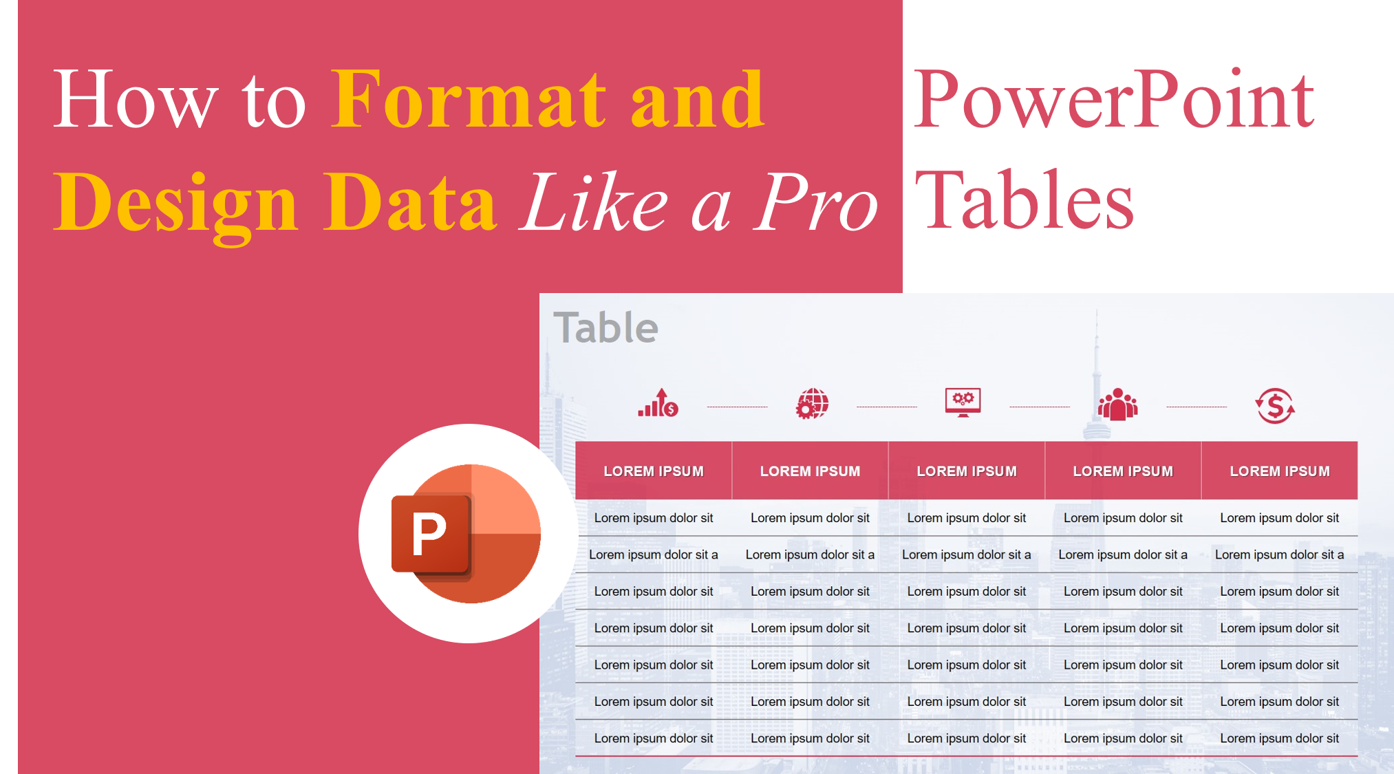 PowerPoint Tables: How to Format and Design Data Like a Pro