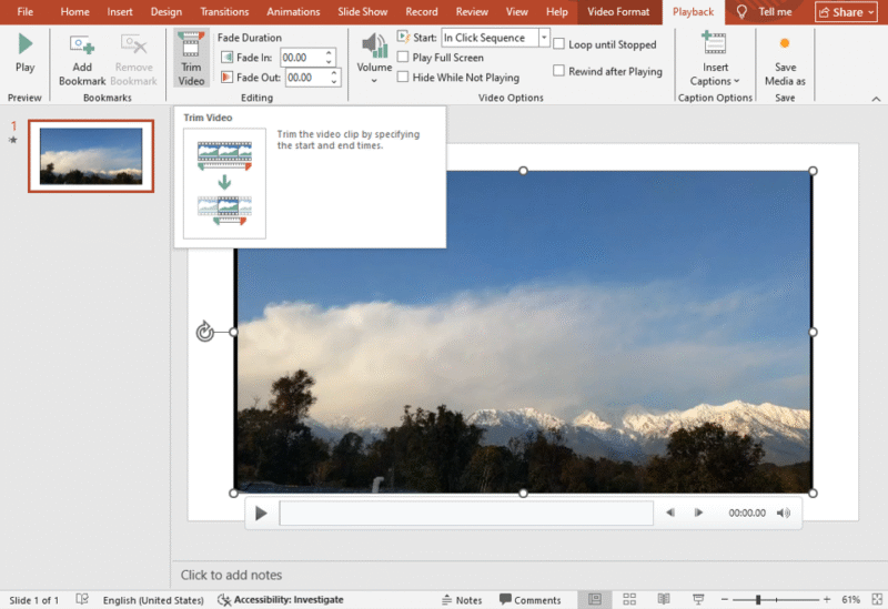 PowerPoint Video Tools: Editing and Playback Tips