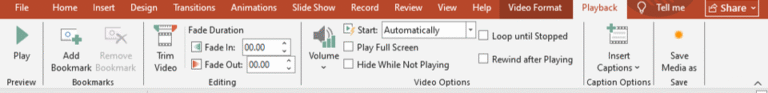 PowerPoint Video Tools: Editing and Playback Tips