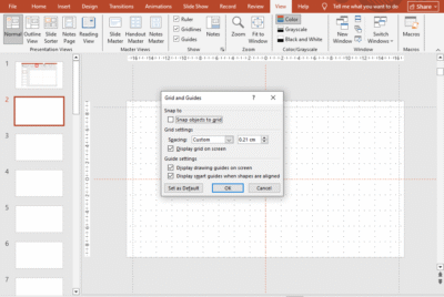 Using Grids and Guides in PowerPoint for Perfect Alignment