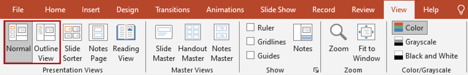 PowerPoint Outline View: How to Structure Slides Like a Pro